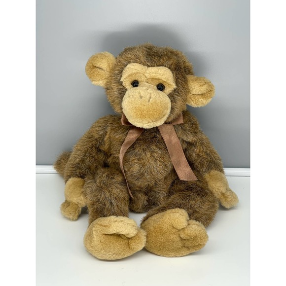 Russ Berrie | Toys | Vintage Russ Berrie Jimby Plush Monkey Brown Chimp ...
